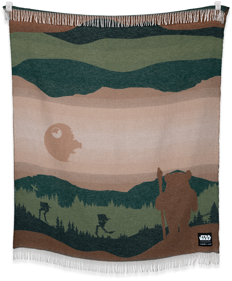 Star Wars Endor™ - Large Blanket Crafted From Recycled Materials — Suusco