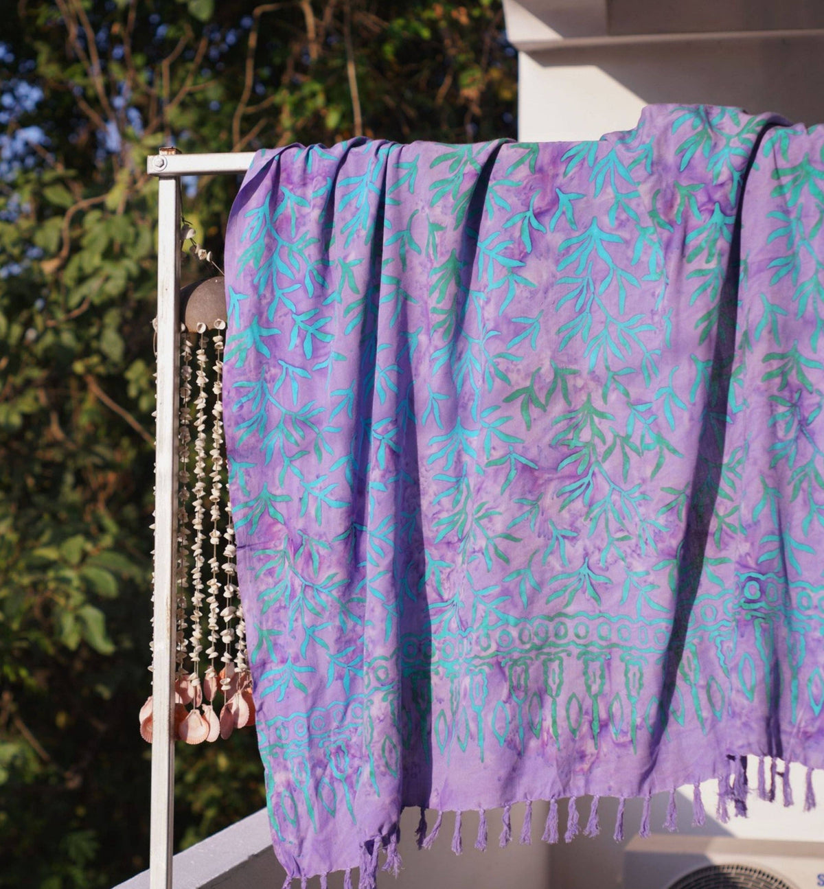 Lavender Batik Sarong - LANTA REEF — Suusco
