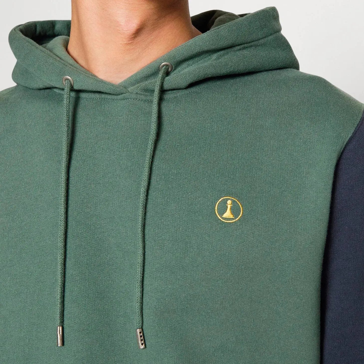 Chira sweatshirt, tricolor, hoodie, hood, 100% organic cotton + recycl ...